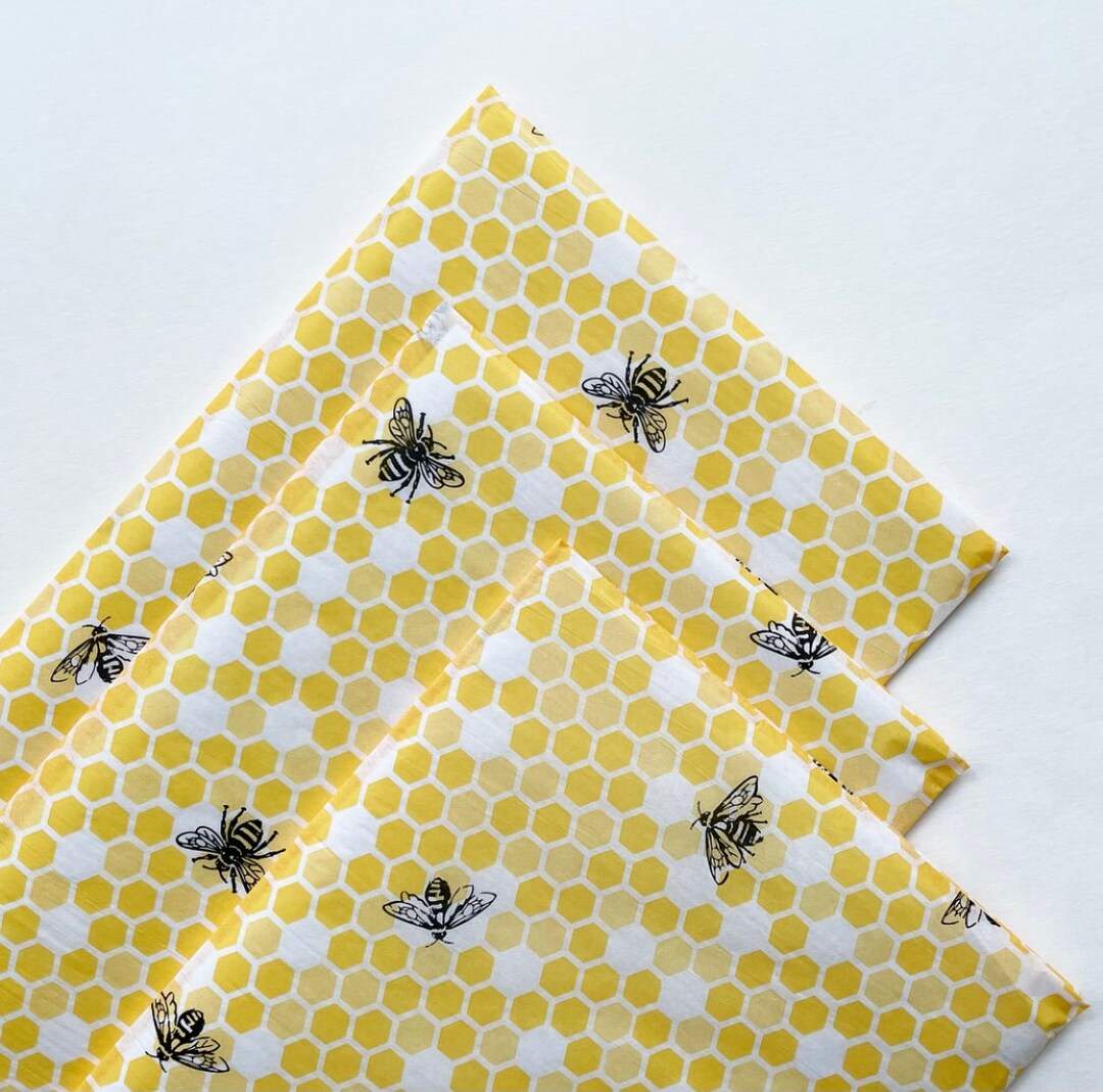 HONEY BEES 150 in Stock Tissue Sheets Gift Present Wrapping Craft ...
