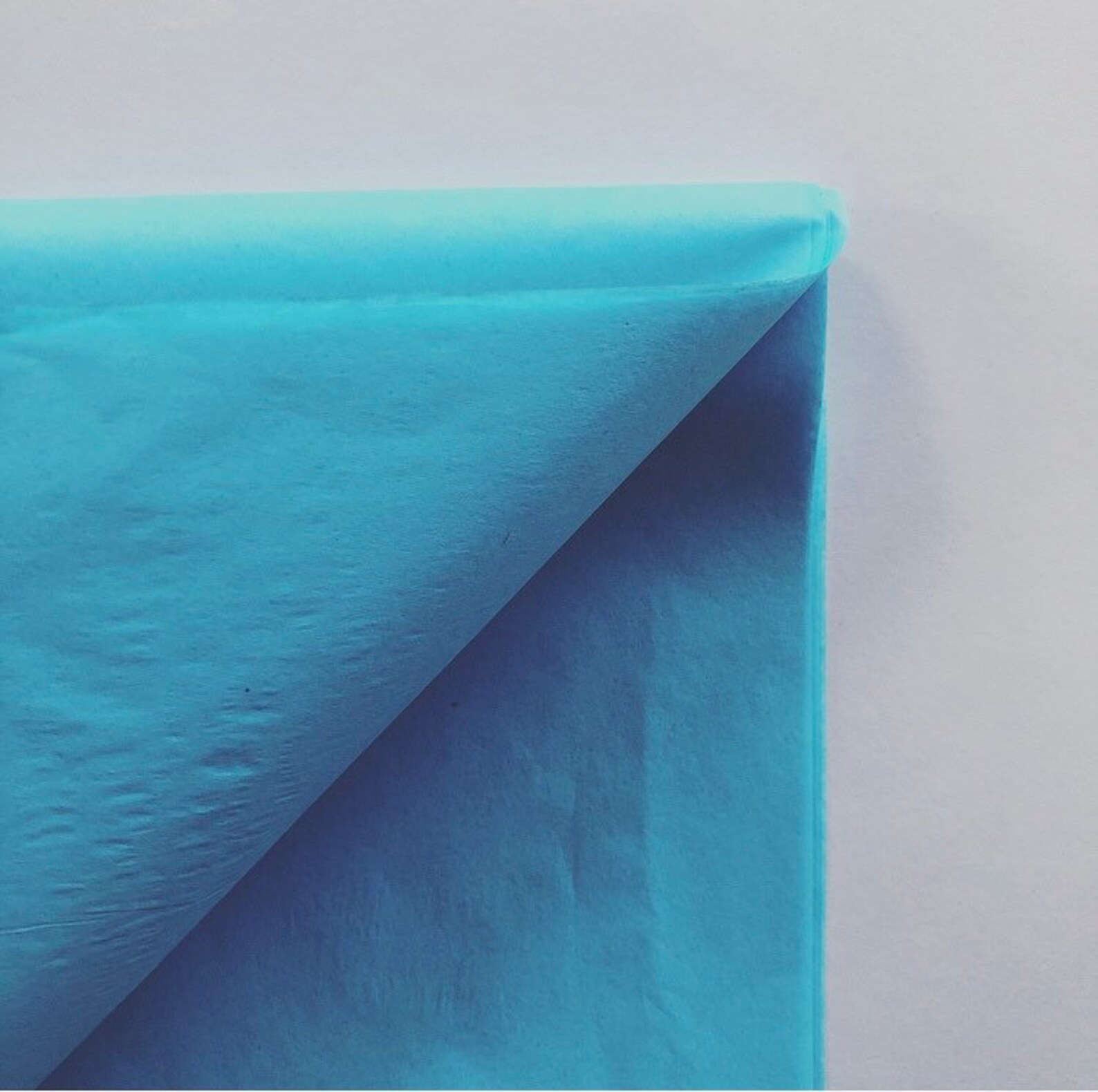 TISSUE PAPER SHEETS Ocean Turquoise Parade Blue Retail and | Etsy