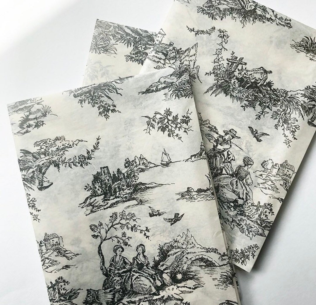 FRENCH TOILE 110 in Stock Tissue Sheets Gift Present Wrapping Craft ...