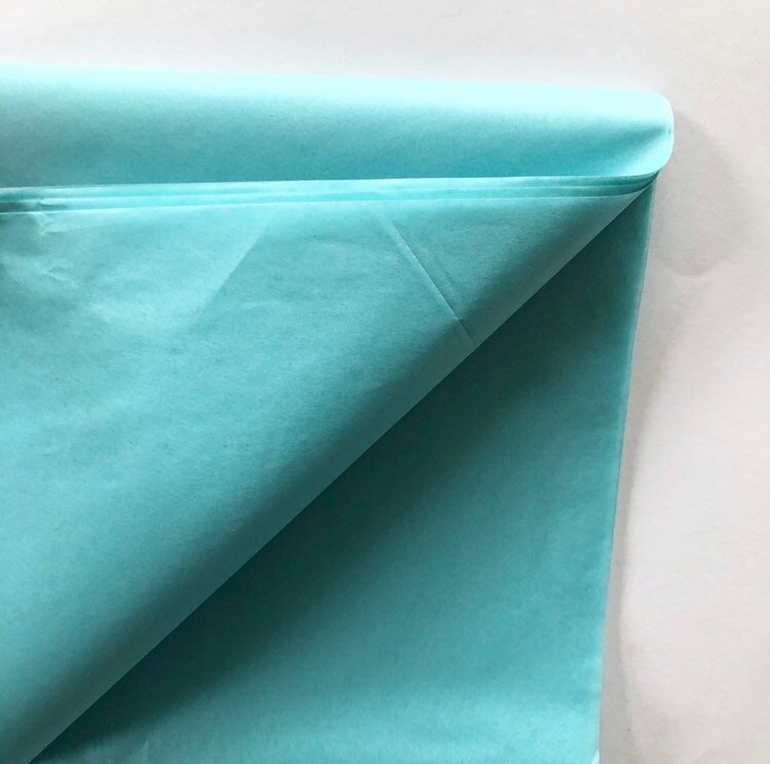 AQUA BLUE 480 in Stock Tissue Sheets Retail and Gift Wrapping Craft ...