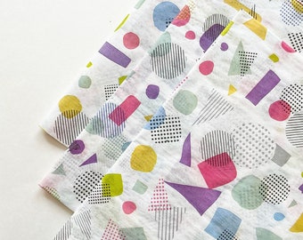 Tissue Paper Shapes | Etsy