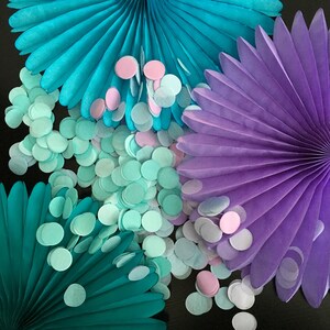 CLOSEOUT Tissue Paper Fan Wedding Decorations Birthday Party Backdrop ...