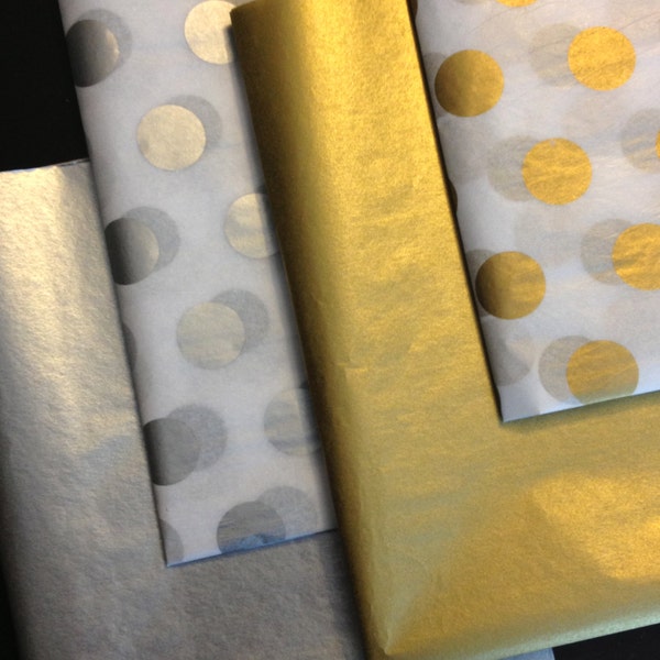 Metallic Tissue - Etsy