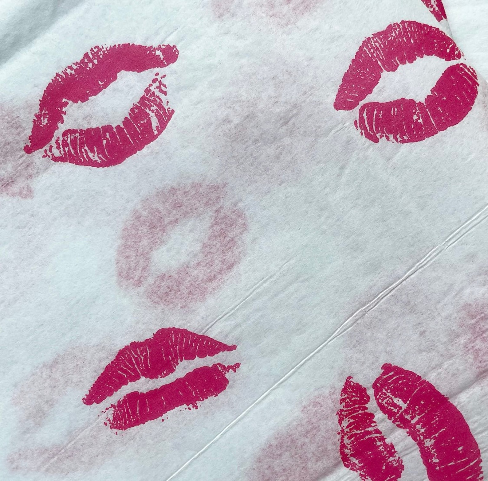 FIRST KISS Tissue Paper Sheets Gift Present Wrapping Craft | Etsy