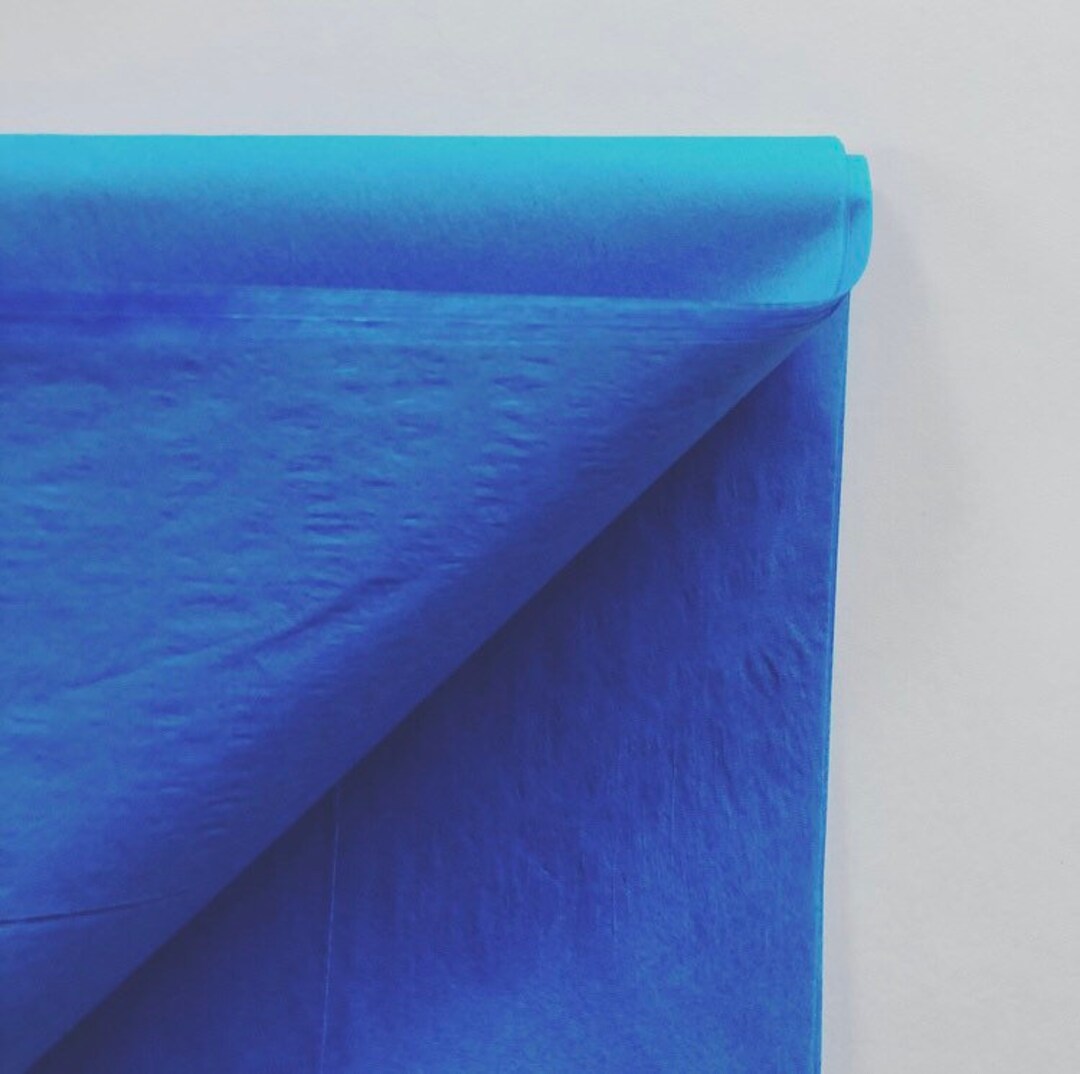 BRILLIANT BLUE 45 in Stock Tissue Sheets Retail and Gift Wrapping Craft ...