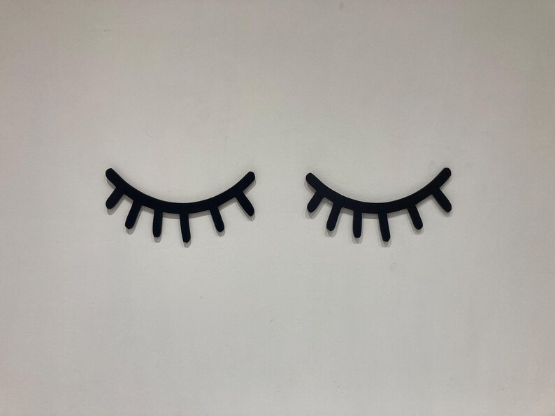 Eyelashes Laser Cut Wooden Wall Art Decor, Wall Design,wooden Wall ...