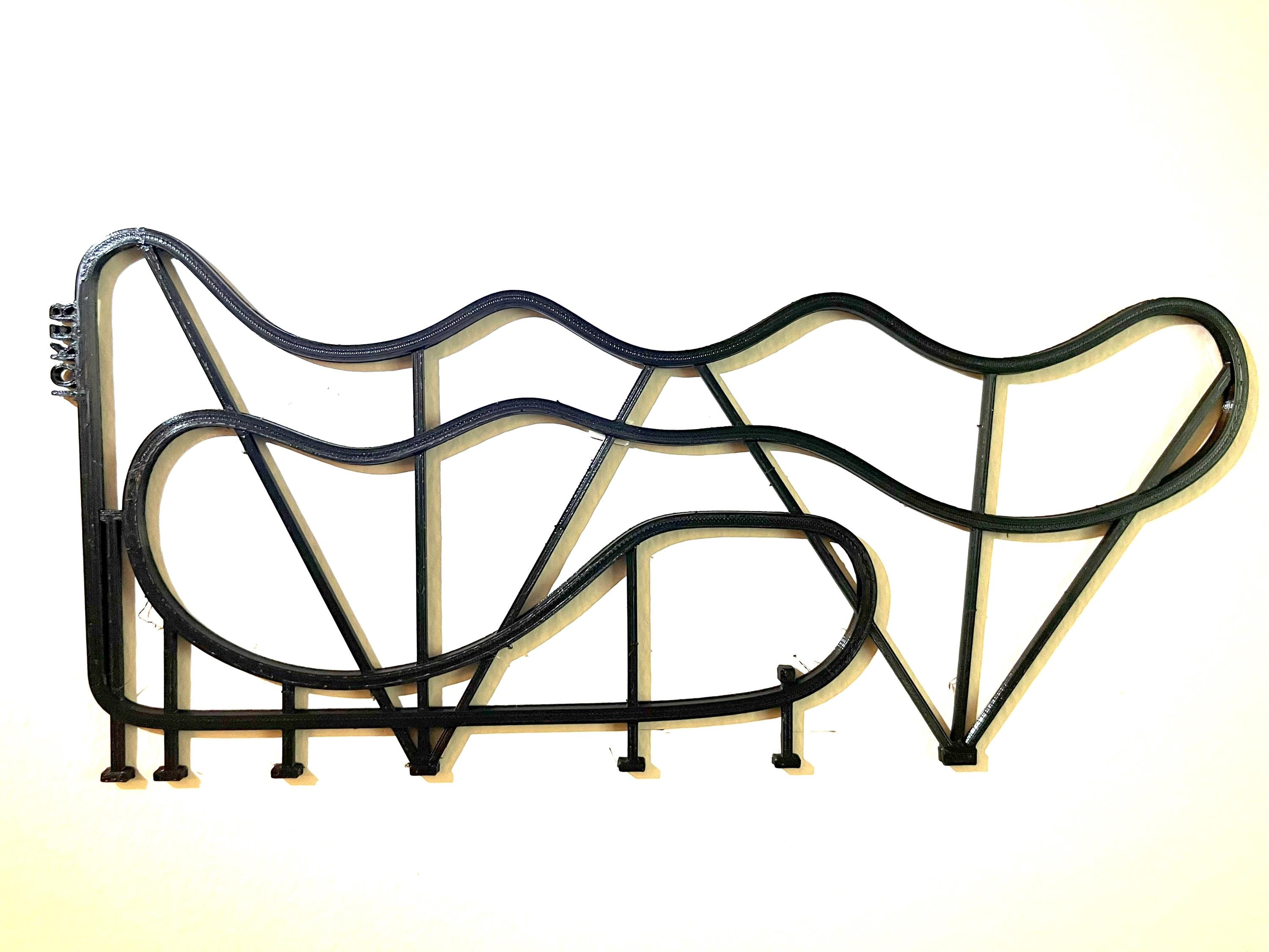 Six Flags Great America Set, 3D Print, Six Flags, Six Flags Track ...
