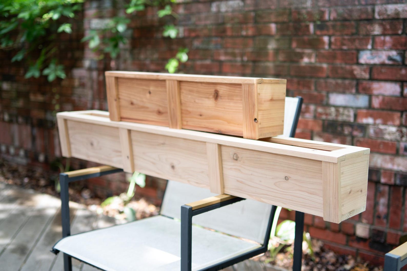 Cottage Style Cedar Window Box Planter for Flowers & Herbs ...