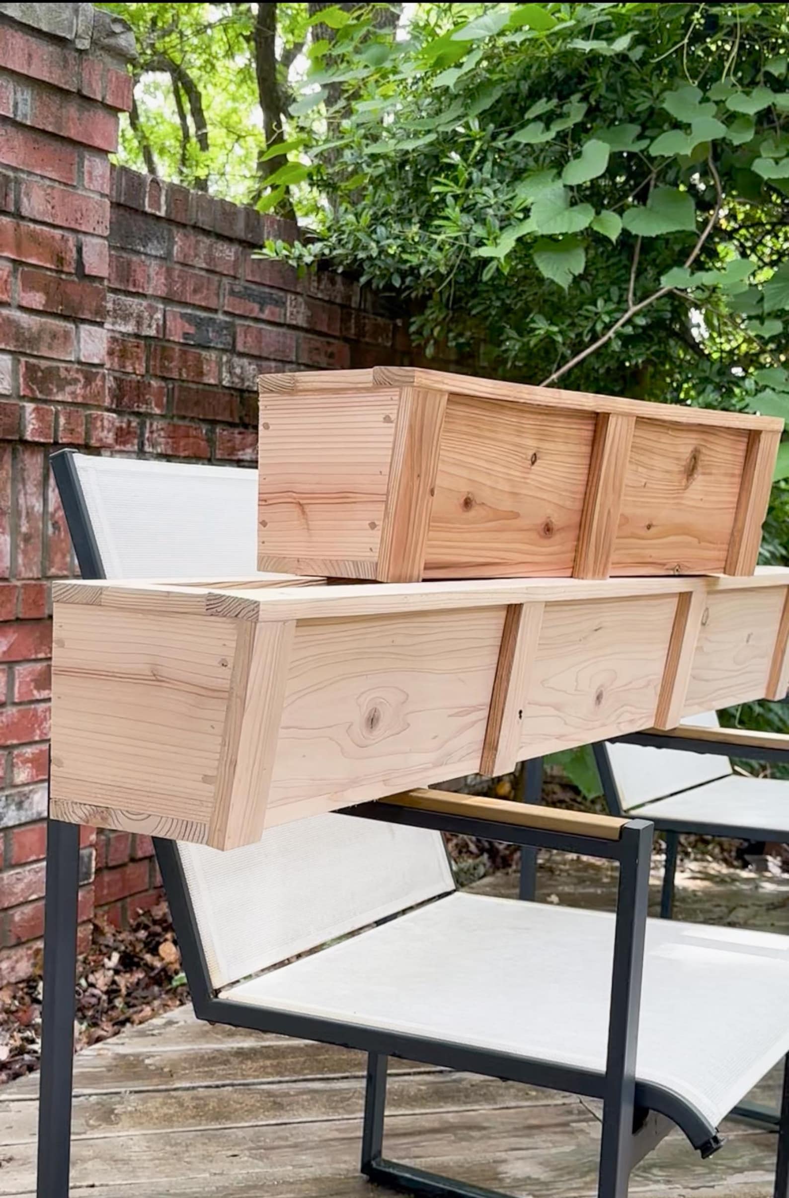 Cottage Style Cedar Window Box Planter for Flowers & Herbs ...