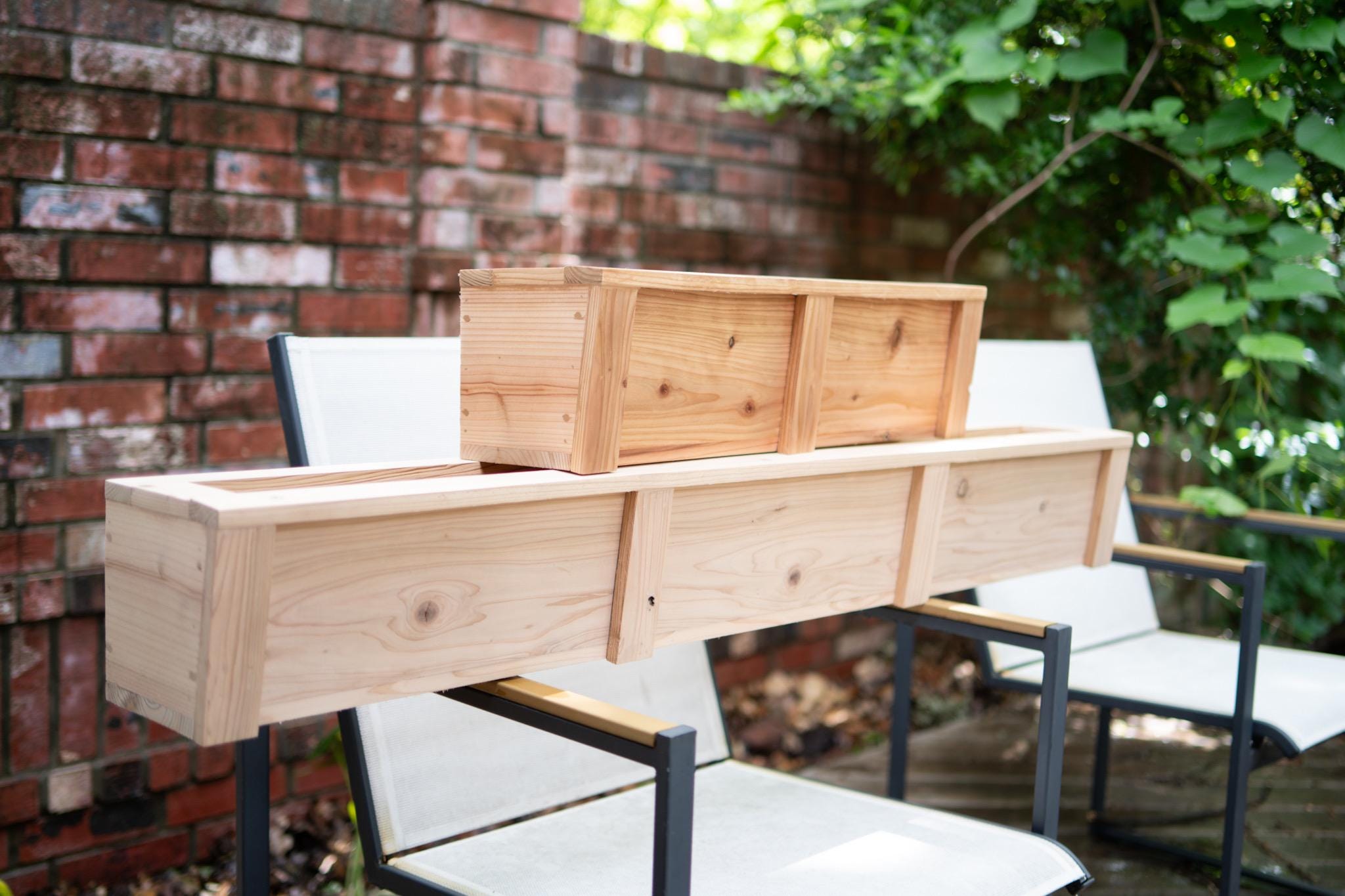 Cottage Style Cedar Window Box Planter for Flowers & Herbs ...