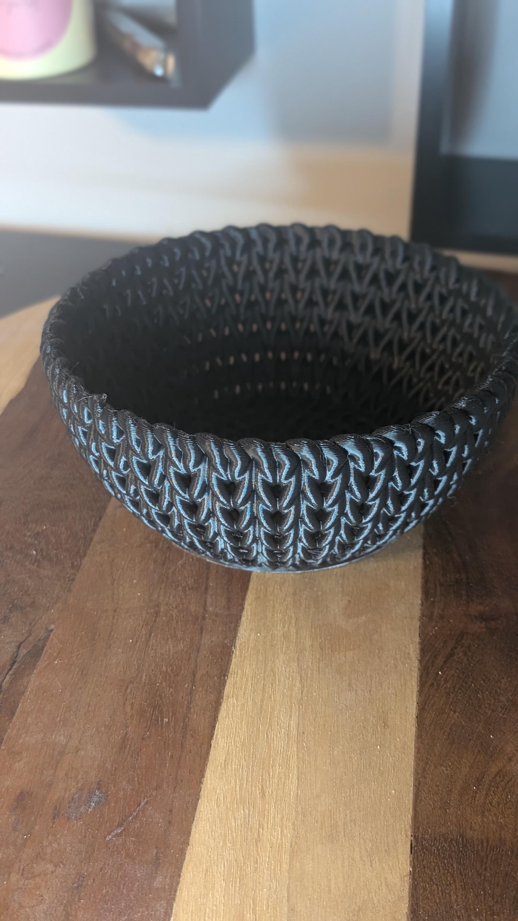 3D Printed Knitted Bowl - Etsy