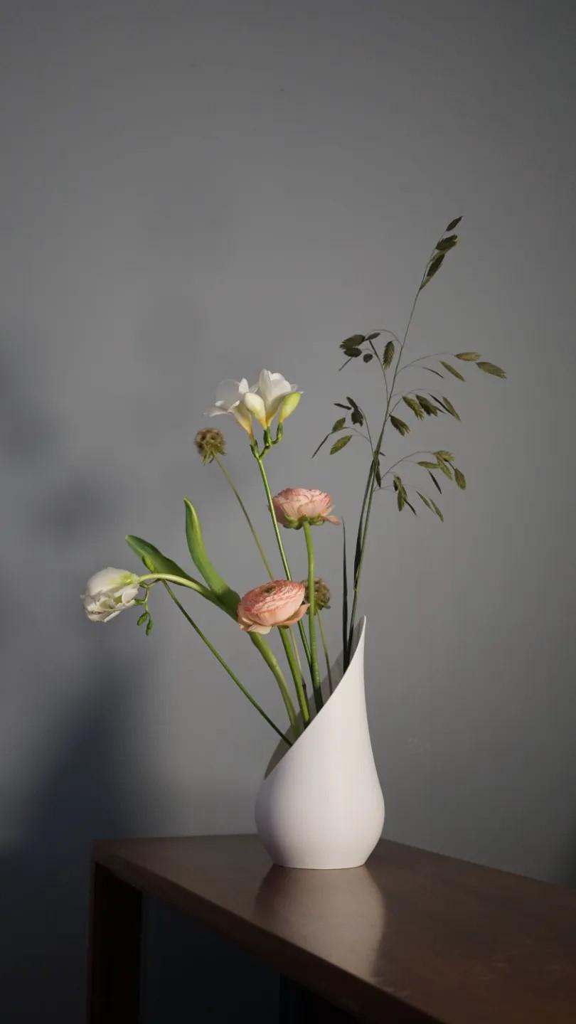 Flower Vase With Flower Separator - Etsy