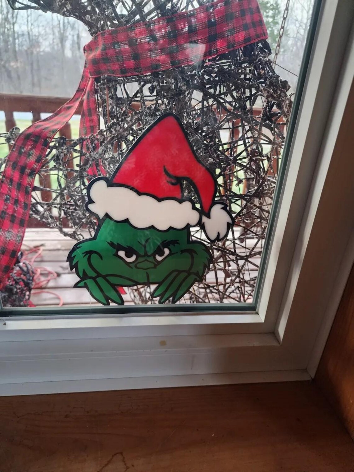 Sneaky Grinch Window Mount 3D Printed - Etsy