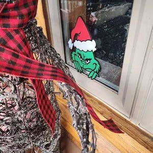 Sneaky Grinch Window Mount 3D Printed - Etsy