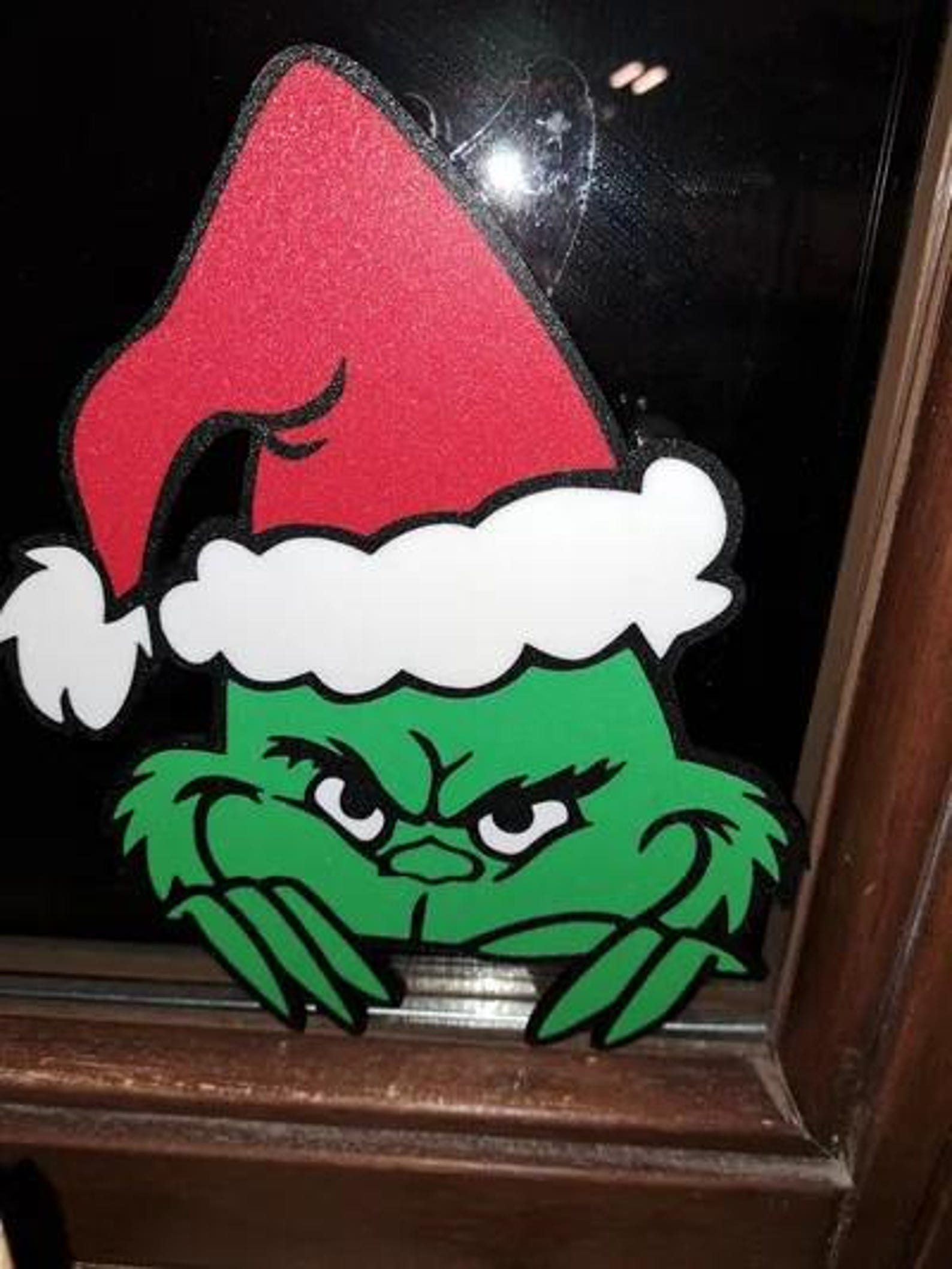 Sneaky Grinch Window Mount 3D Printed - Etsy