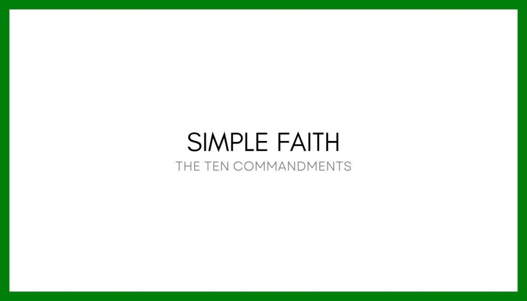 The Ten Commandments Lessons Catholic Christian Work With Family or ...