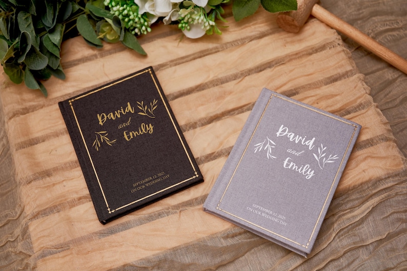 Personalized Wedding Vow Books, Custom Wedding Ceremony Booklets ...