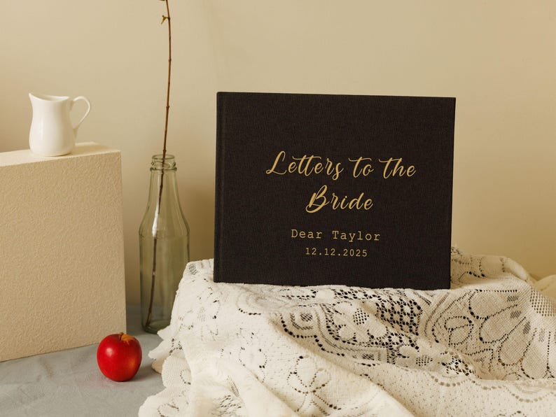 Personalized Letters to the Bride Scrapbook, Bridal Shower Memory Book ...