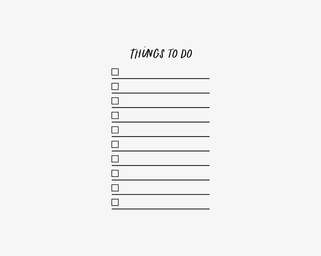 To Do List Stamp List Stamp Planner Stamps Goal Planner - Etsy