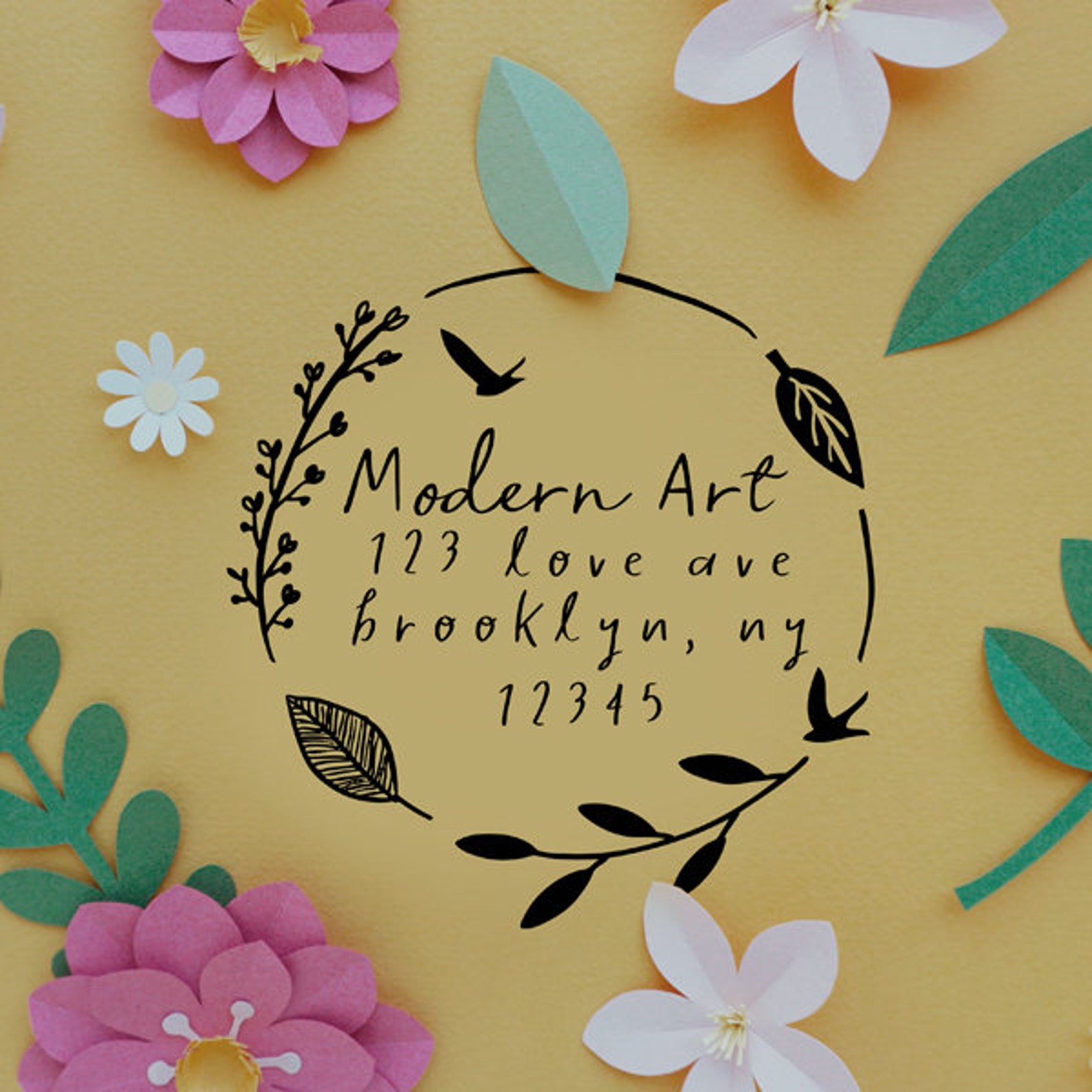 Custom Self Inking Stamp Custom Rubber Stamp Custom Stamp - Etsy