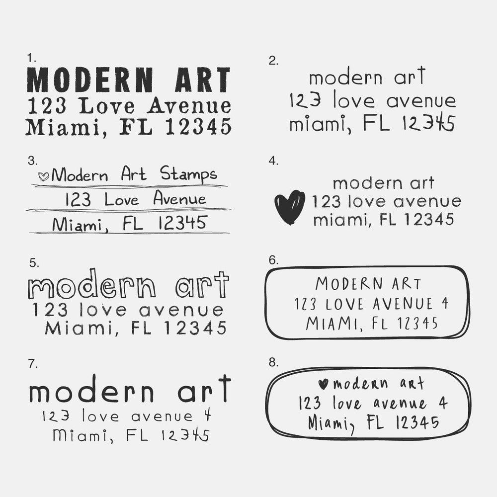 modernartstamps - Etsy
