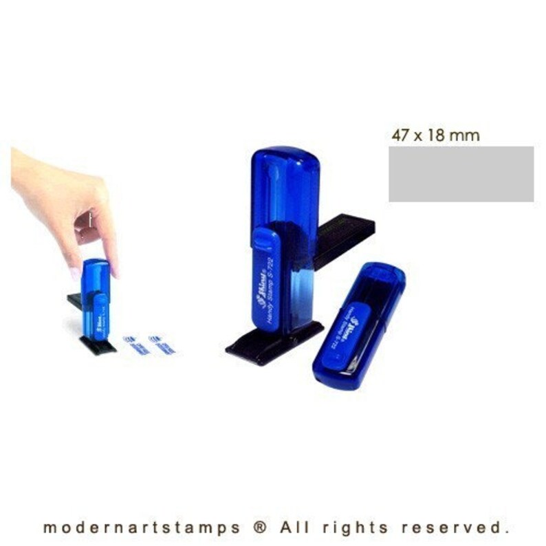 SALE Custom MINI SELF INKING Rubber Stamp Handy Stamp | Etsy