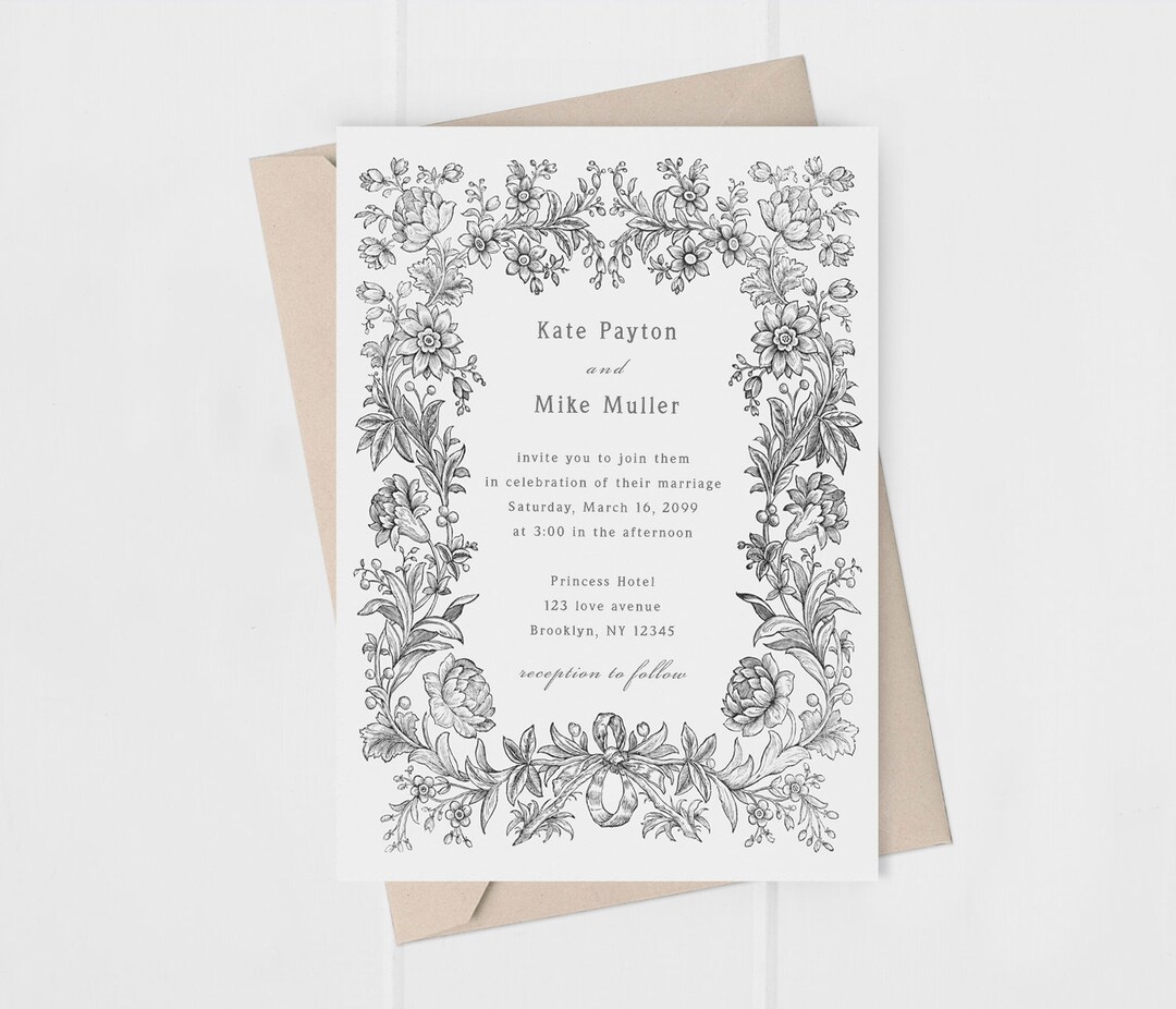 Vintage Wedding Invitation Stamp Custom Wedding Stamp Custom Stamp ...