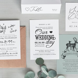 Recipe Card Stamp Rubber Stamp Craft Stamp DIY for 3 X 5 Cards C243 - Etsy