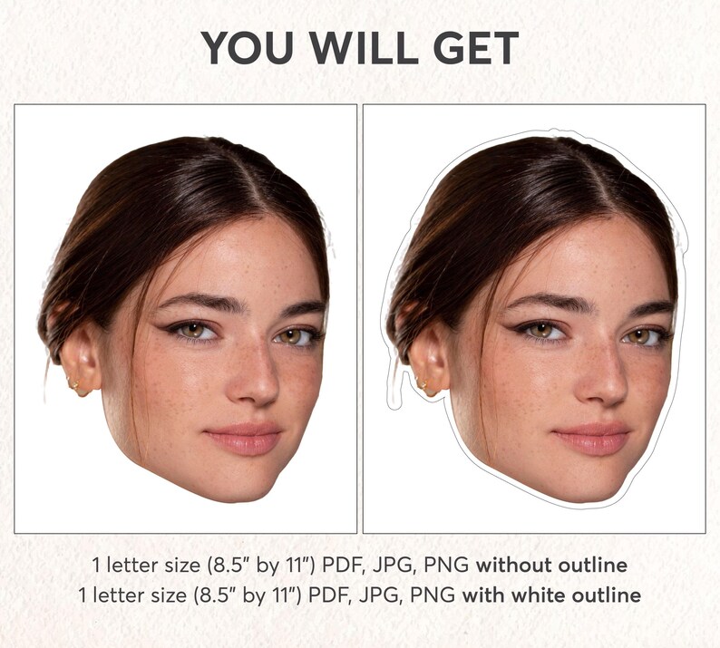 Face Stick Face on a Stick Prop Photo Face Stick Bighead on a Stick ...