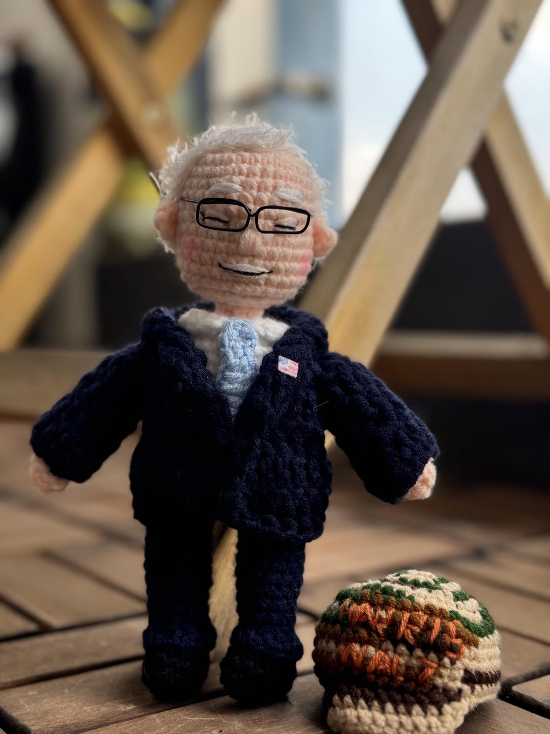 Tim Walz Doll Crochet Coach Walz Doll Vice President Doll Kamala Harris ...