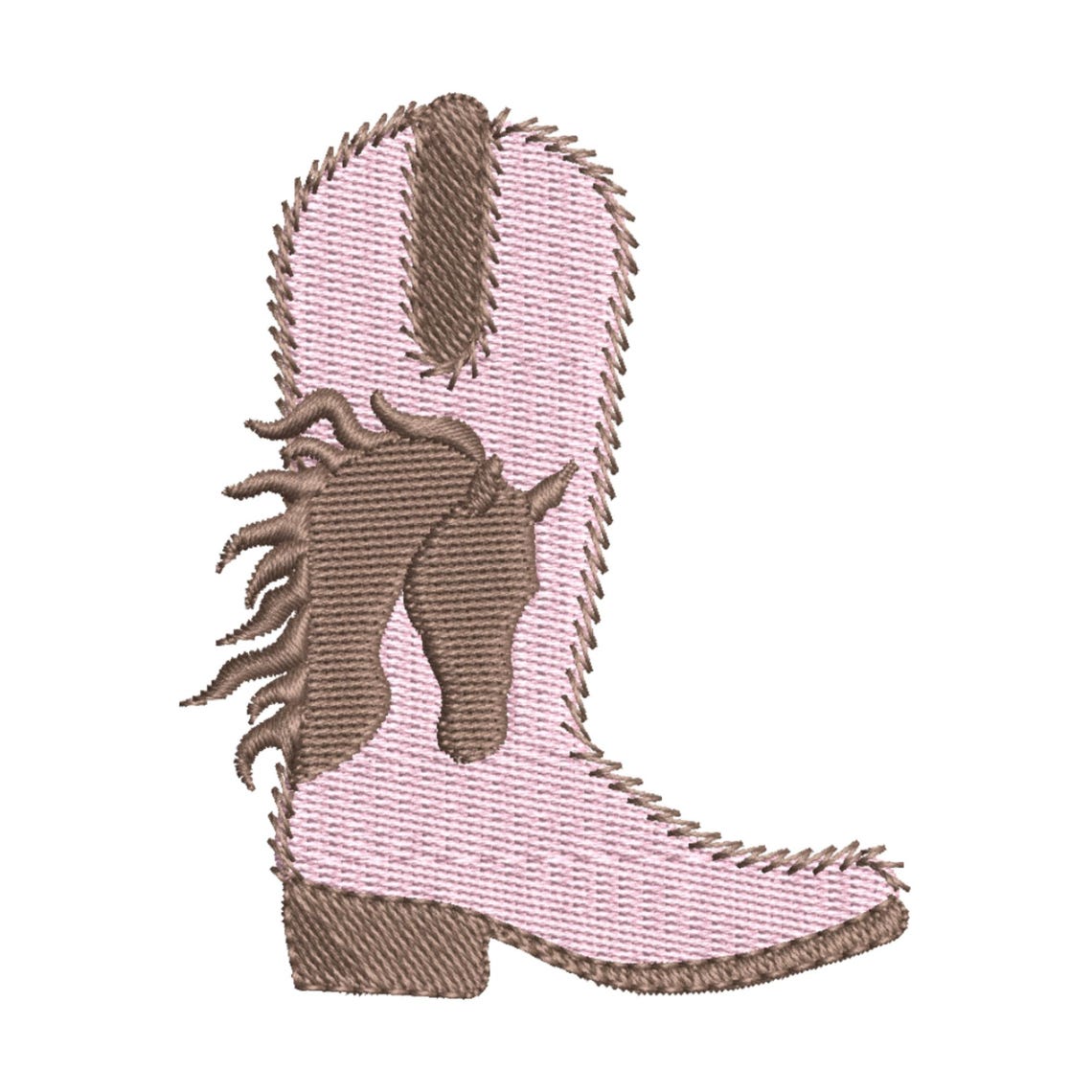 Western Boot Embroidery Design | Cowboy Cowgirl Boot Embroidery Machine ...
