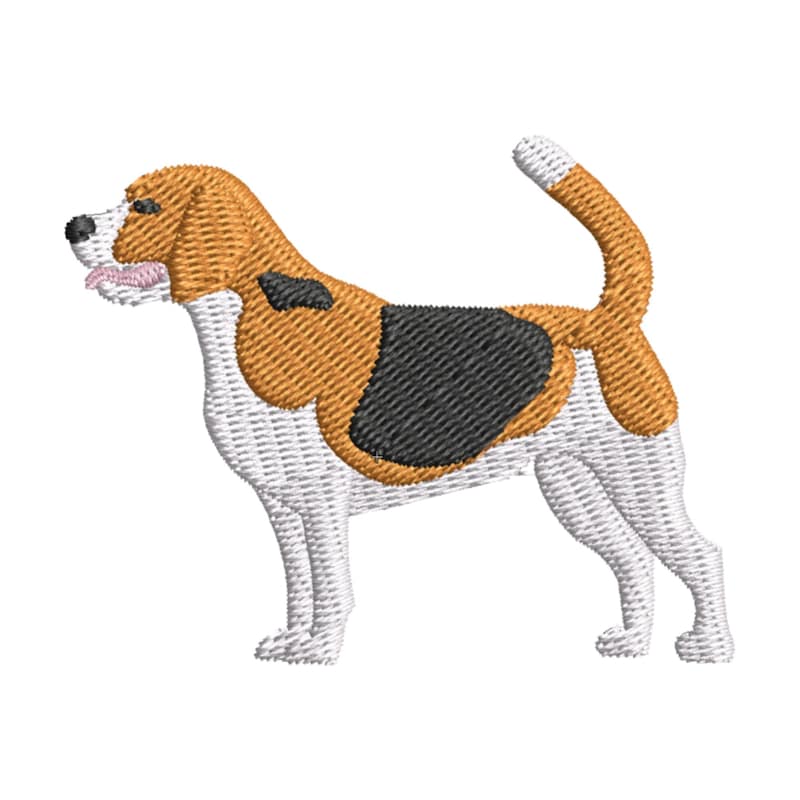 Beagle Embroidery - Etsy