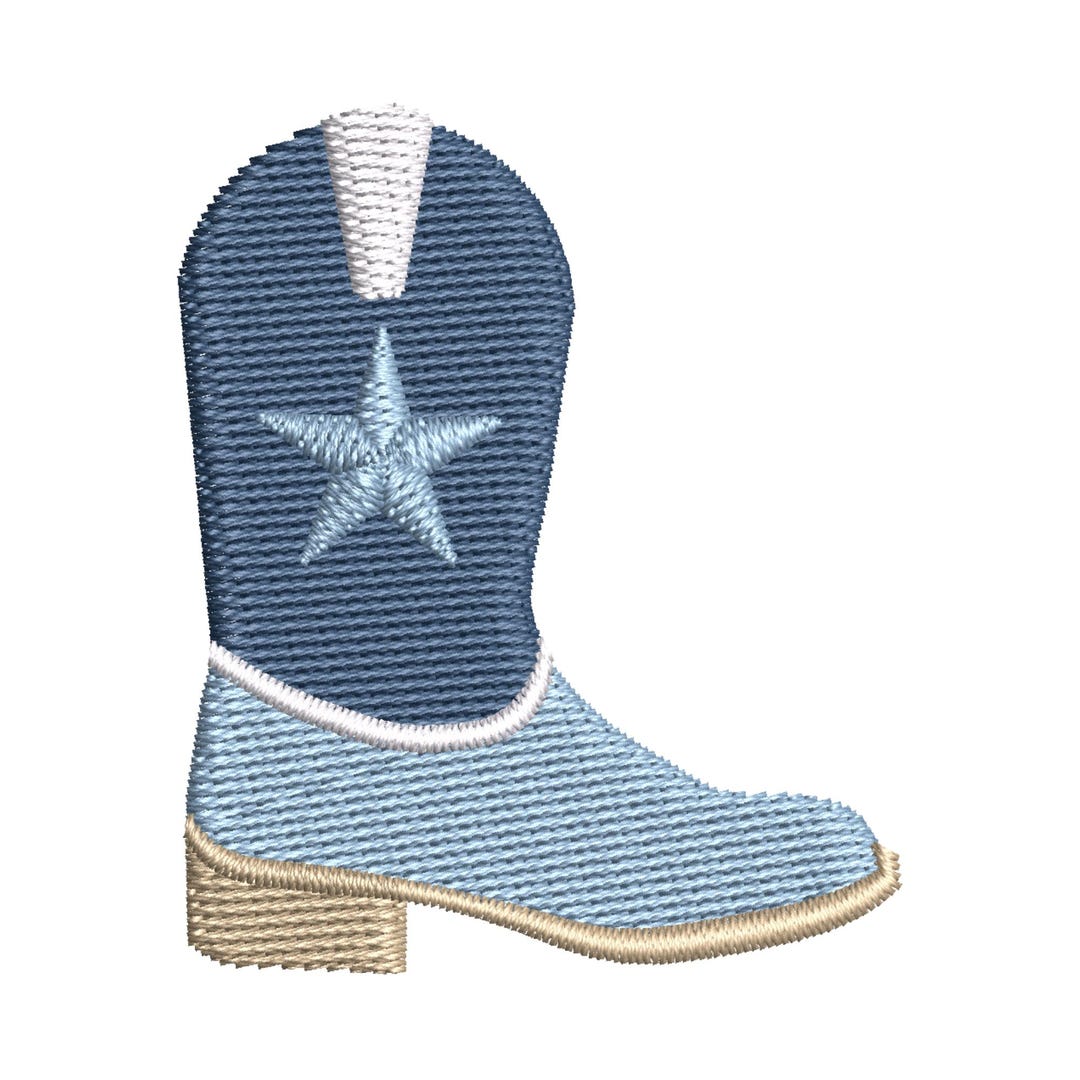 Western Boot Embroidery Design | Cowboy Cowgirl Boot Embroidery Machine ...