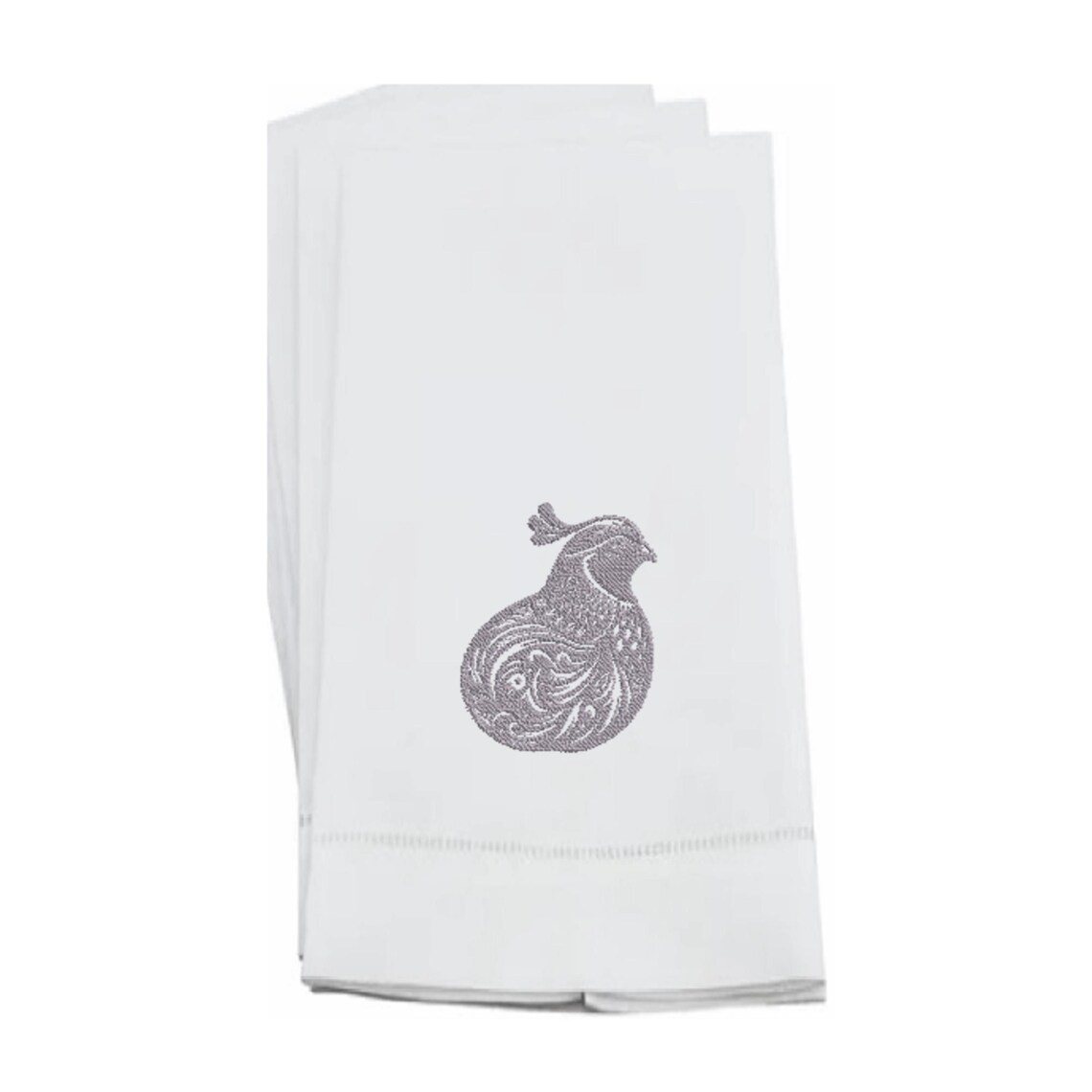 Quail Filigree Embroidery Monogram File Digital Embroidery Machine File ...