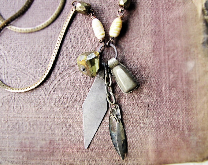 Golden Tribe Tribal Necklace Kuchi Metal Pyrite Eco - Etsy