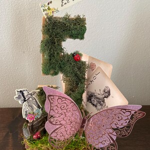 Wooden Table Numbers, Theme Table Numbers, Alice in Wonderland Wooden ...