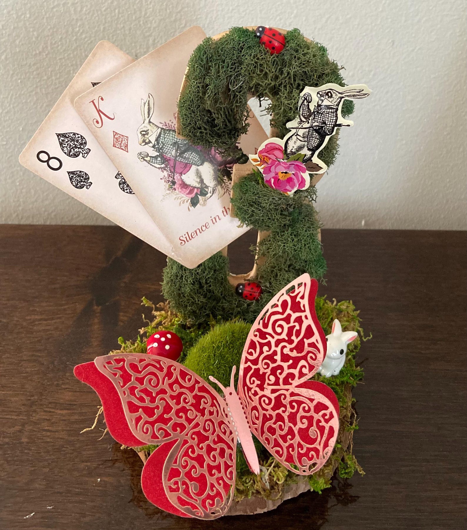 Wooden Table Numbers, Theme Table Numbers, Alice in Wonderland Wooden ...