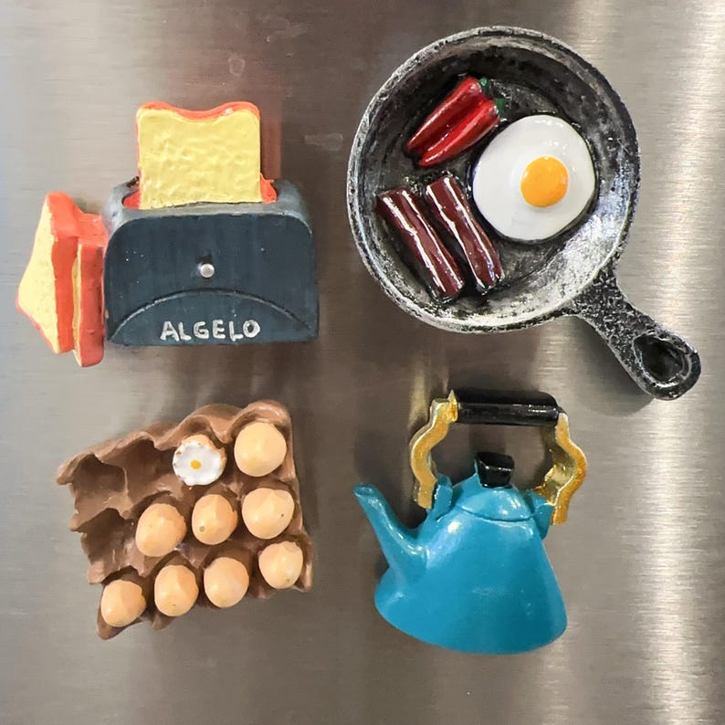 Realistic Food Refrigerator Magnets Set, Christmas Gifts for Children ...