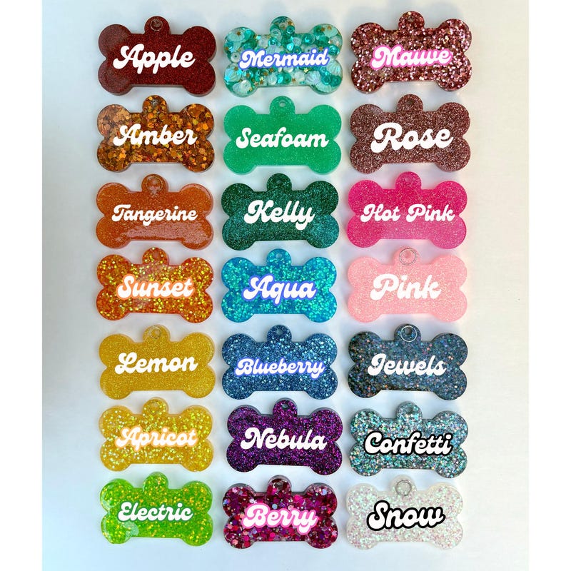 Custom Dog Tag Resin - Etsy