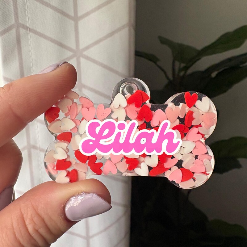 Heart Dog Tag - Etsy