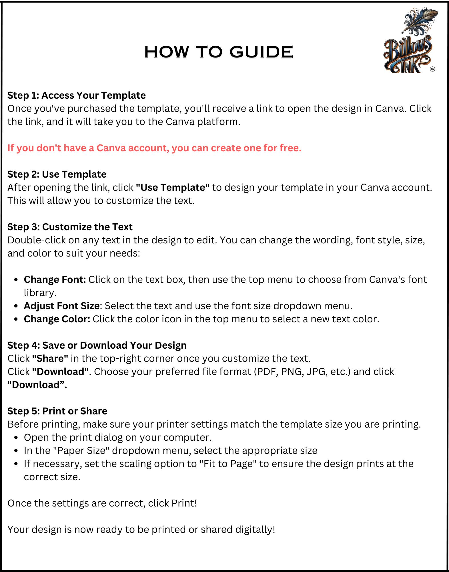 Editable Fall Menu Template 8.5x11 | Customizable Thanksgiving Dinner ...