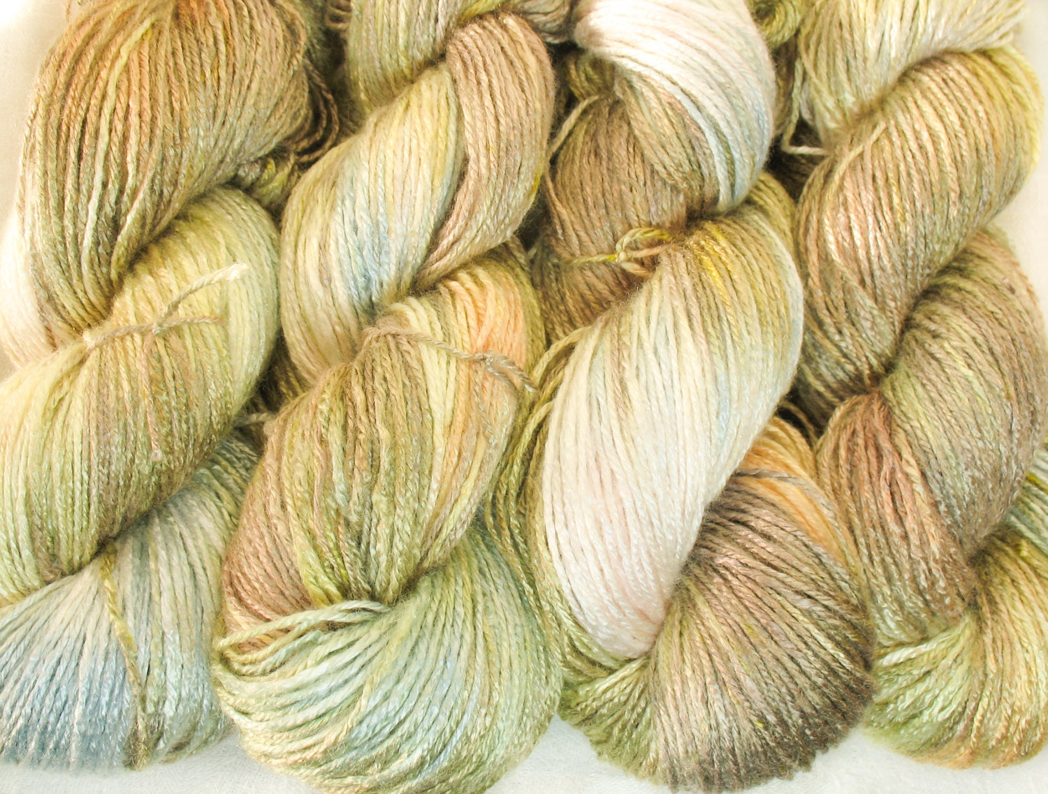 Organic Bamboo Yarn elegance Vegan Yarn Hand Dyed - Etsy