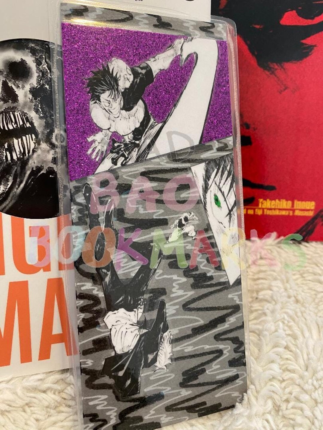 Gojo Toji Manga Bookmark Jujutsu Kaisen, Jjk, Gojo Satoru, Toji ...