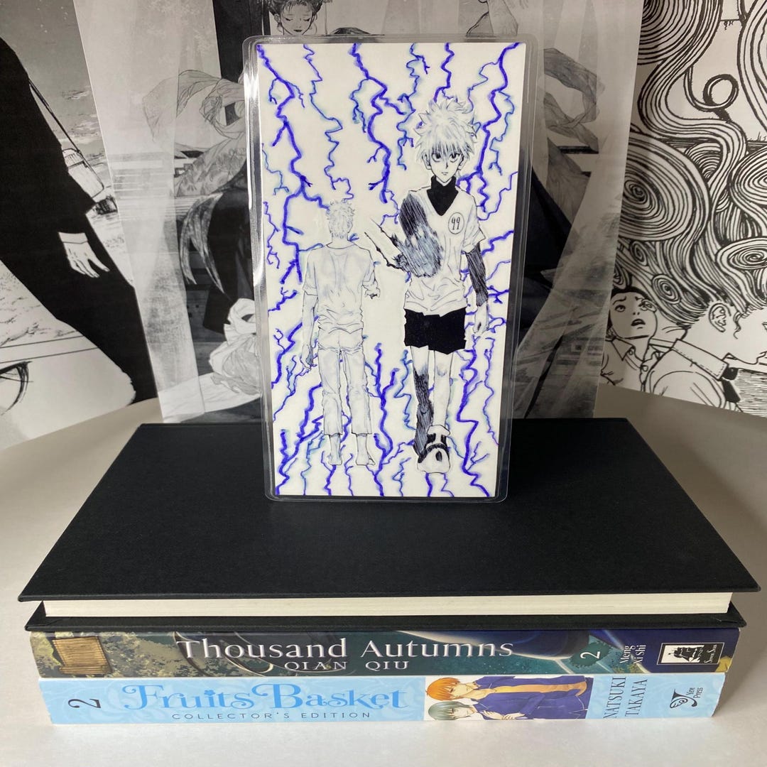 Killua Manga Bookmark ~ Hunter X Hunter, Hxh, Johness, Killua Zoldyck ...
