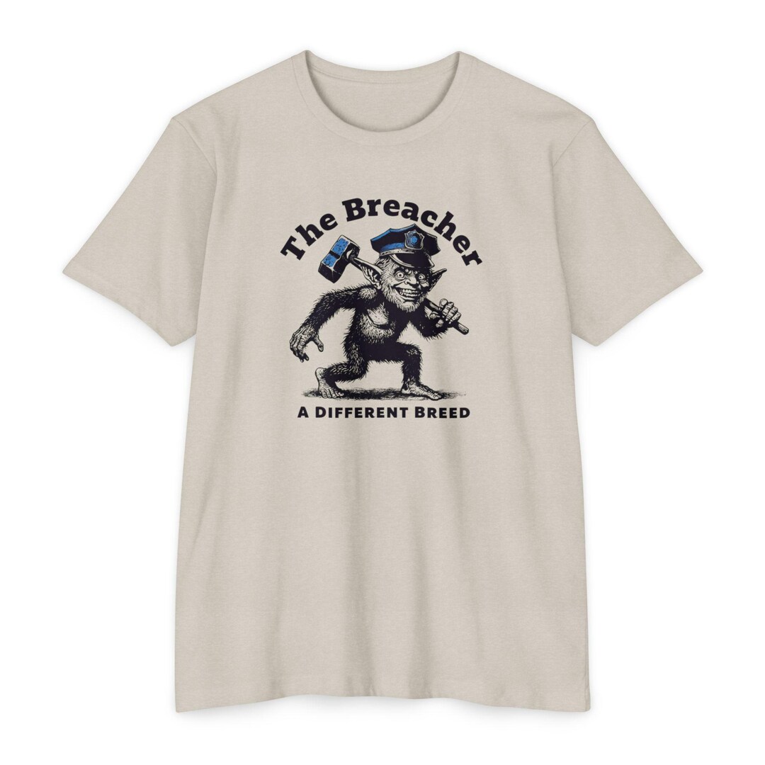 Police Officer T-shirt the Breacher Cop - Etsy