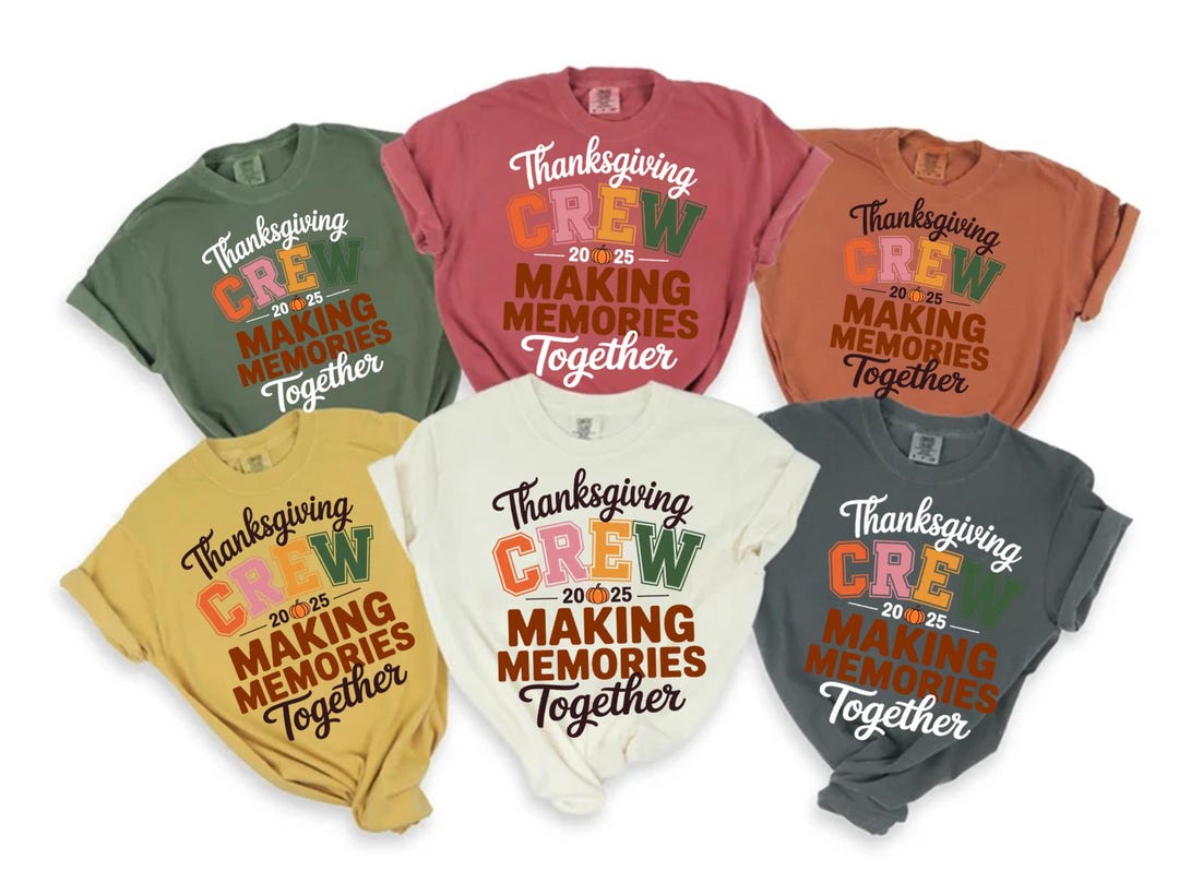 Comfort Colors® Thanksgiving Crew Shirt ,food Memories ,thanksgiving ...