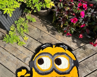 Minions Butt Bath Mat, Despicable Me Inspired Bathroom Floor Mat, Funny ...