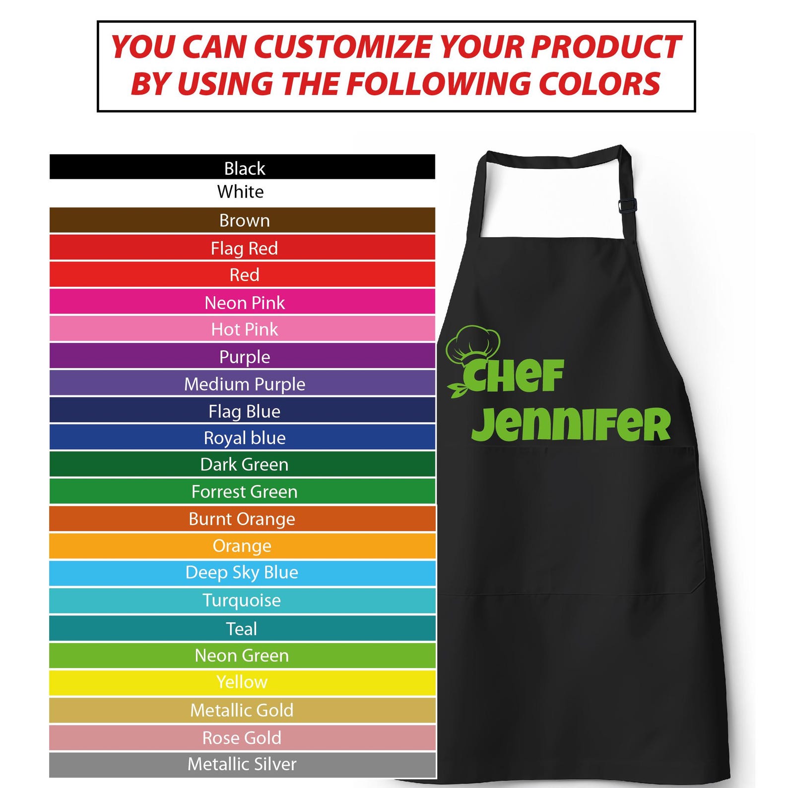 Custom Italian Apron, Italian Restaurant Apron,recipe Apron ...