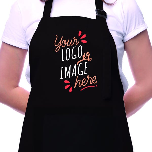 Custom Logo Apron - Etsy