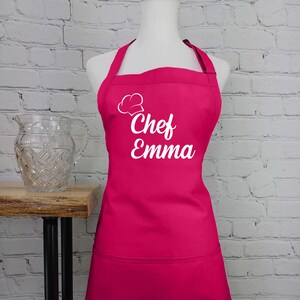 Custom Chef Apron for Men or Women, Christmas Apron Gift for Mom ...